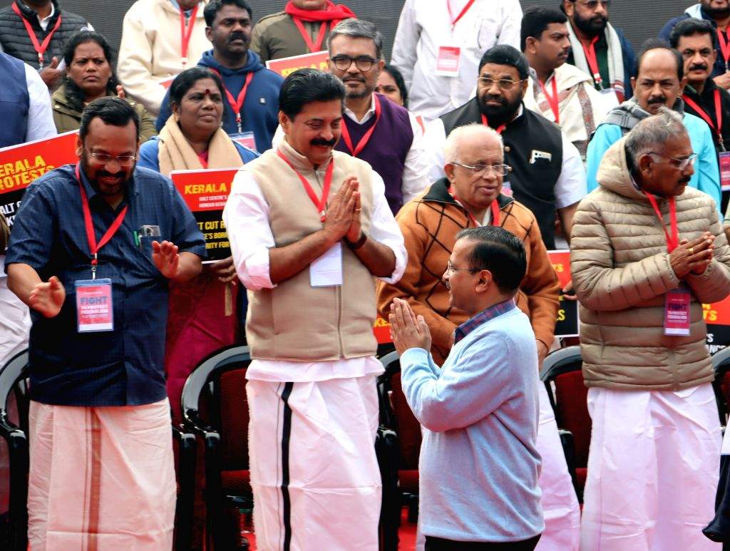 LDF's protest against the BJP-led Centre over alleged neglect and ...