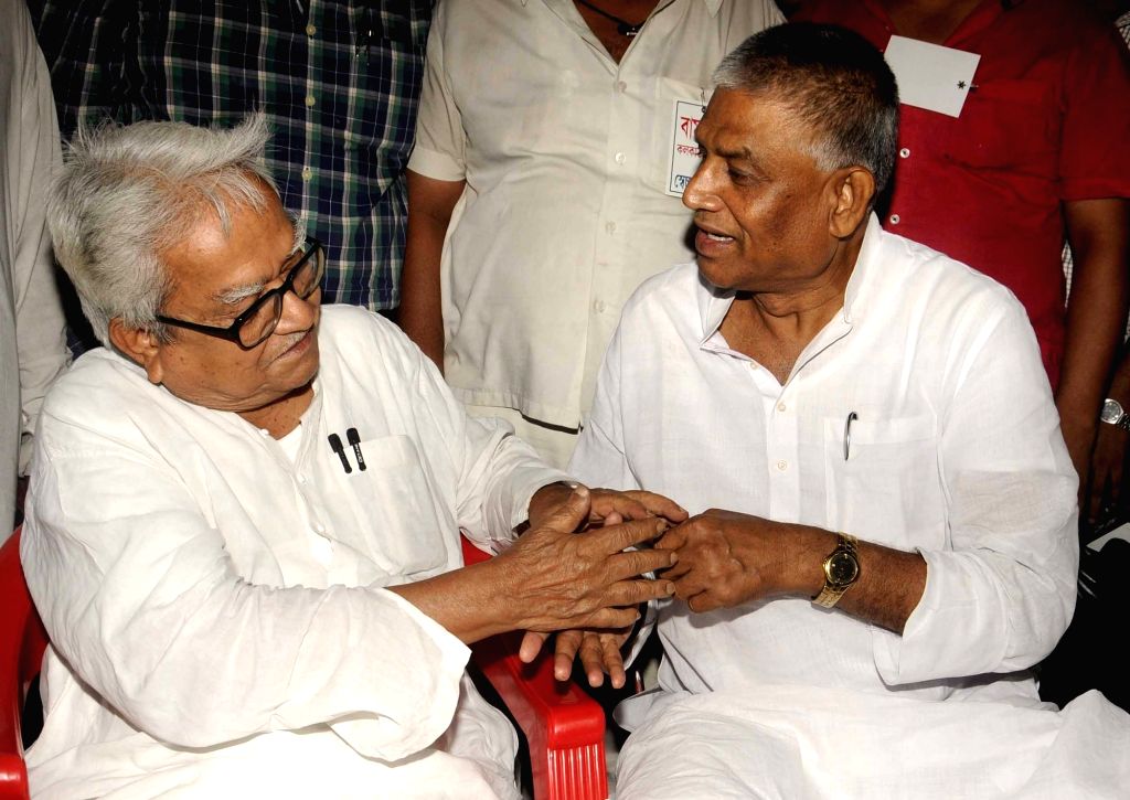 Left-Congress demonstration against WB Govt