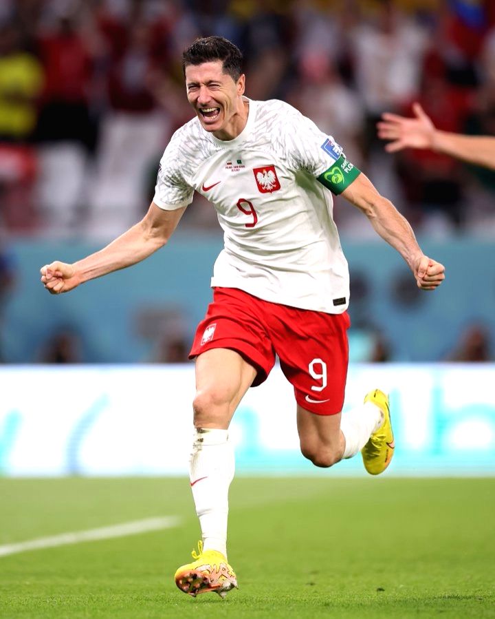 Free photo : Lewandowski ends World Cup goal drought as Poland script a ...