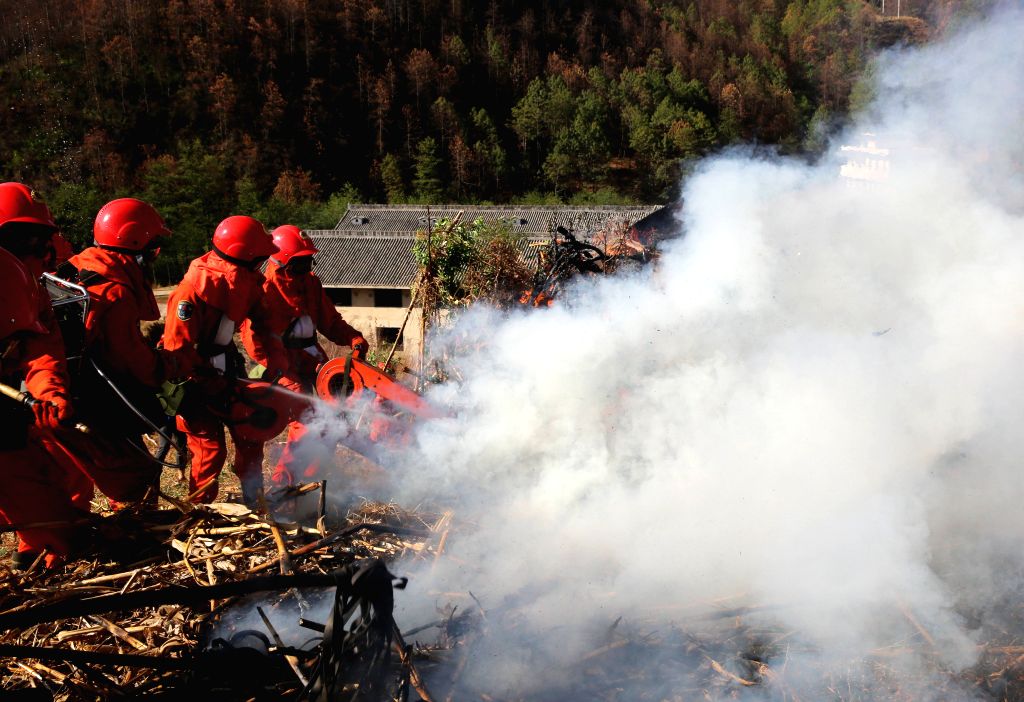 CHINA-SICHUAN-FOREST FIRE DRILL