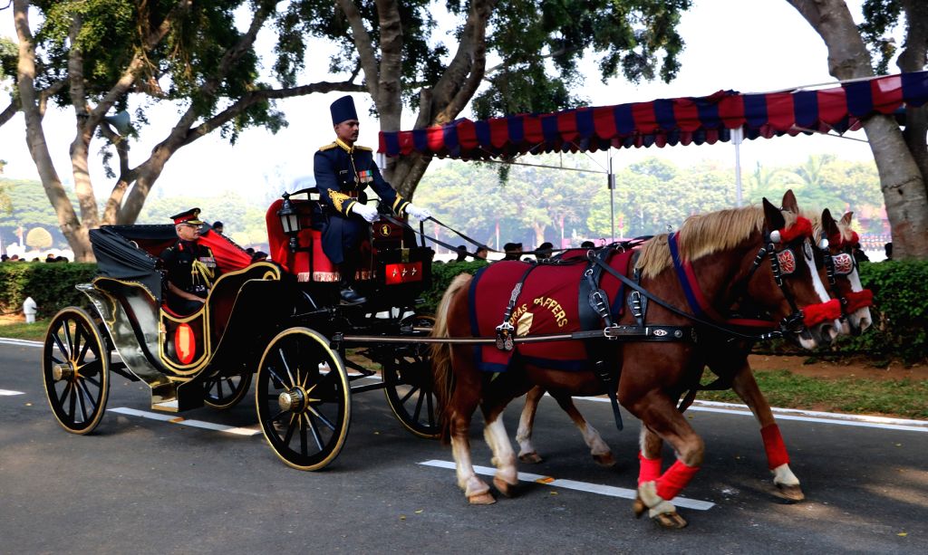 Madras Sappers Regiment ceremonial parade