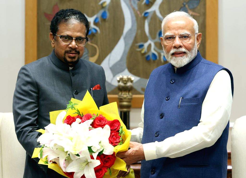 Lieutenant Governor of Puducherry K Kailashnathan meets Prime Minister ...