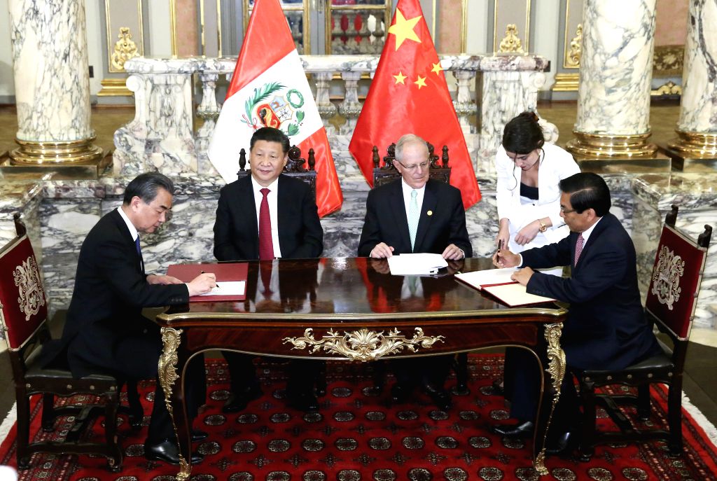 PERU-CHINA-XI JINPING-KUCZYNSKI-TALKS