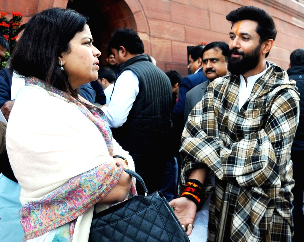 New Delhi : MP Chirag Paswan at the Parliament House
