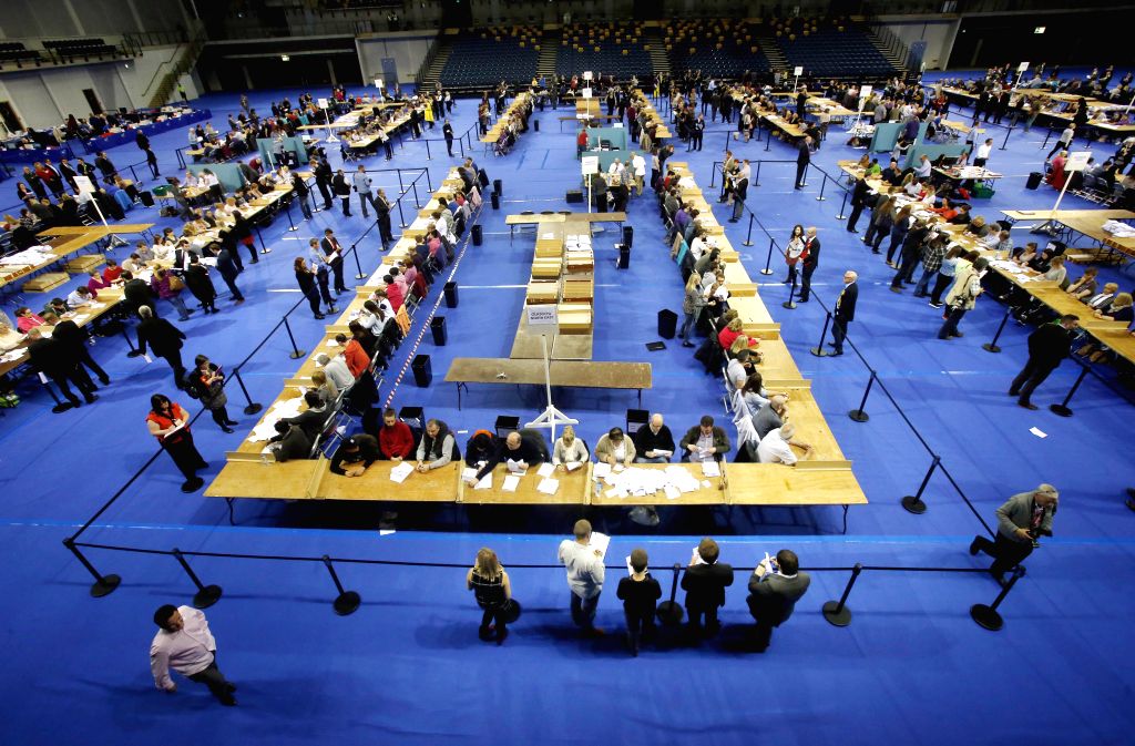 BRITAIN-GLASGOW-GENERAL ELECTION-VOTE-COUNTING