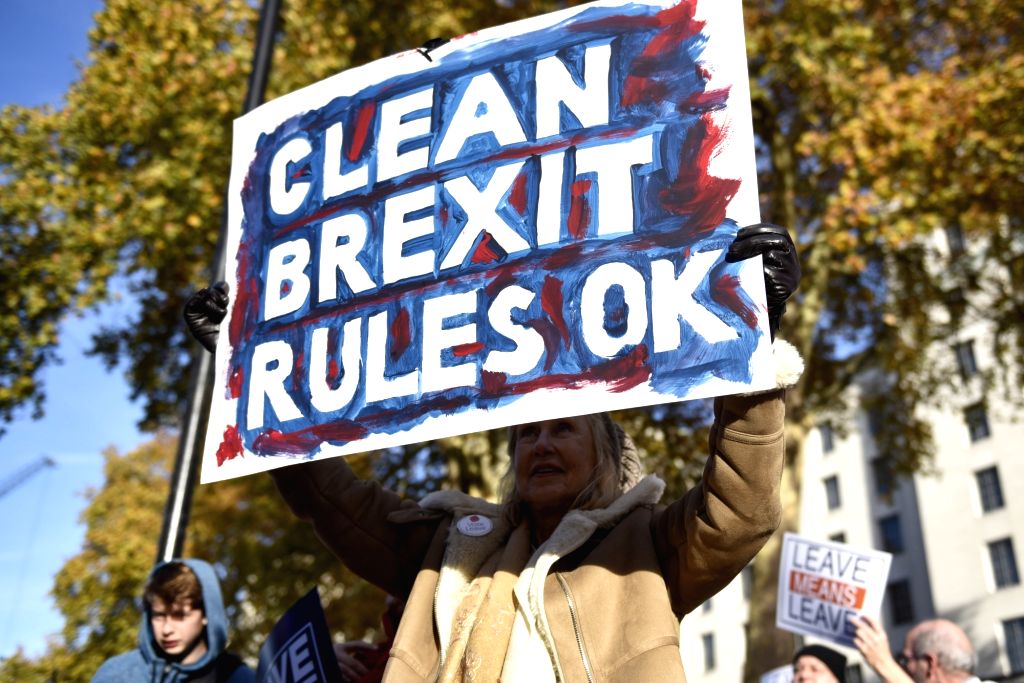 BRITAIN-LONDON-BREXIT-PROTEST