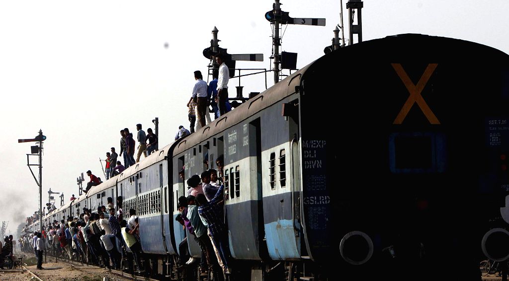 Overloaded Train