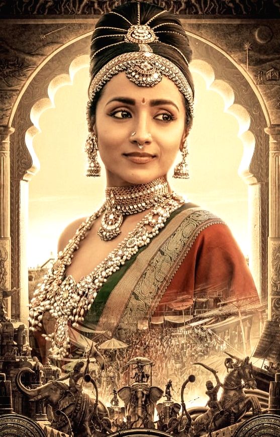 Free Photo: Look poster of Trisha as princess Kundavai in Mani Ratnam's ...