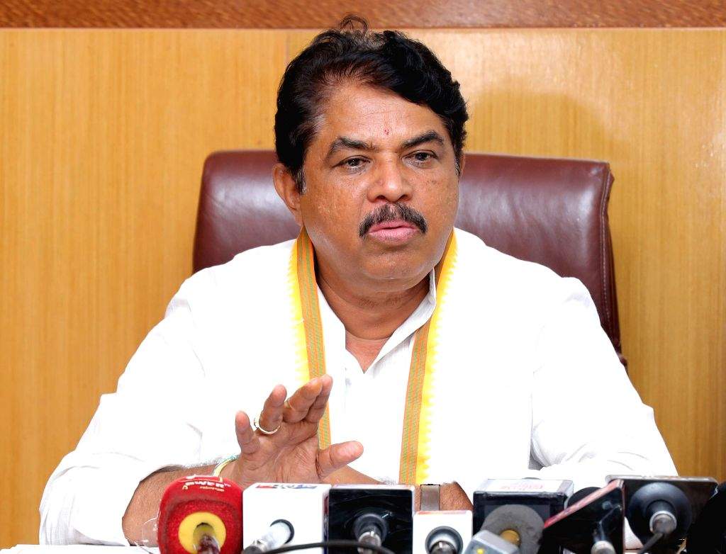 LoP in Karnataka Assembly R Ashoka addresses a press conference
