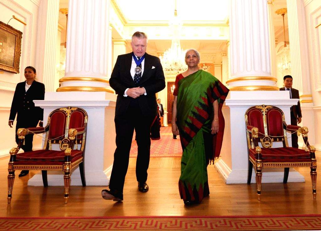 Lord Mayor of London Alastair King meets Nirmala Sitharaman