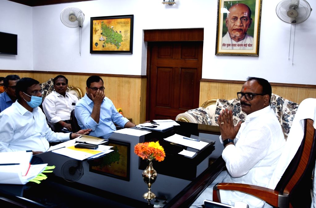 : Lucknow :UP Deputy Chief Minister Brijesh Pathak after assuming charge.