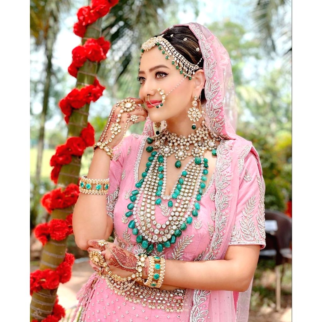 Madalsa Sharma wore a 10-kilo lehenga for wedding scene in 'Anupamaa'