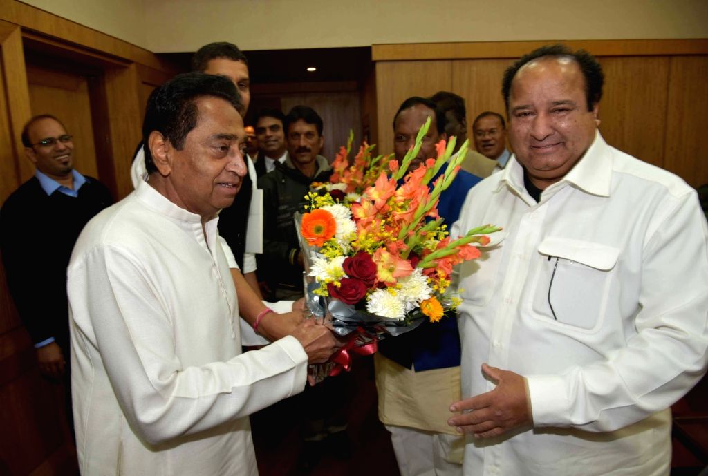Kamal Nath, Deepak Saxena at Madhya Pradesh Assembly