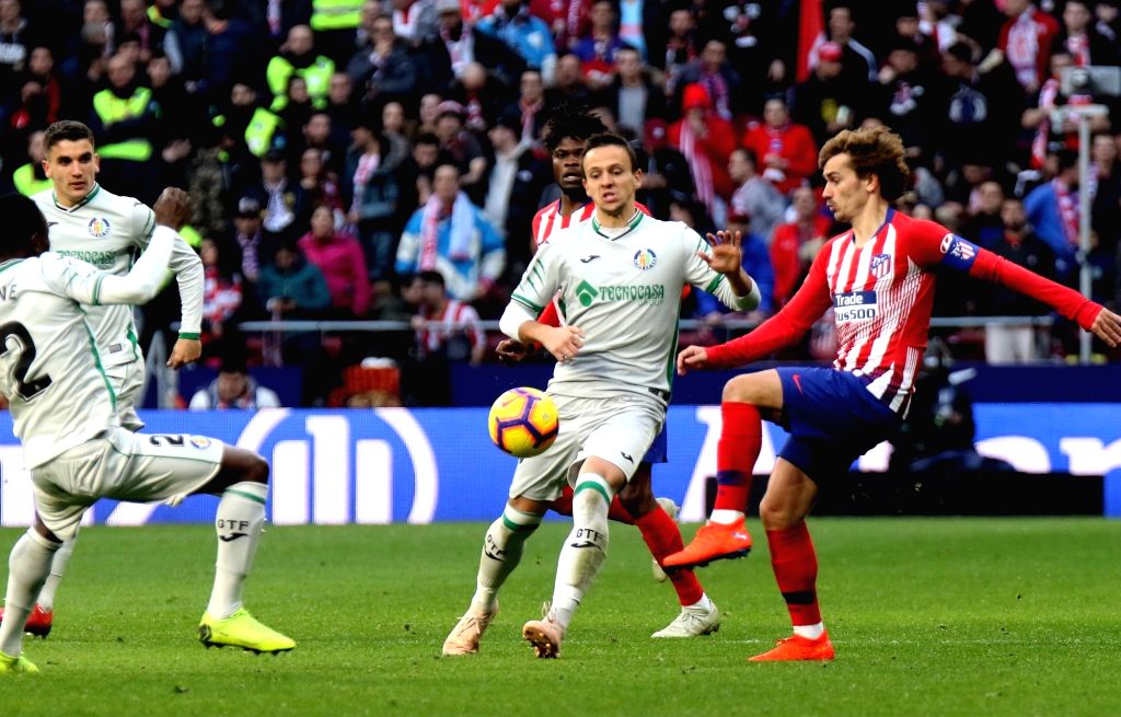 SPAIN-MADRID-SPANISH LEAGUE-ATLETICO MADRID-GETAFE