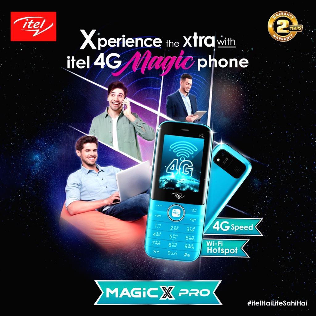 itel launches Magic X Pro with 4G high-speed hotspot that connects up ...