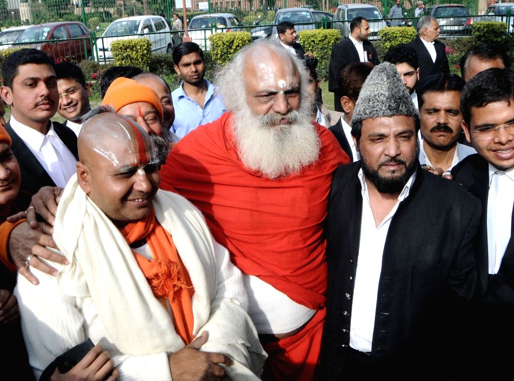 Mahant Ramdas, Mahant Dharam Das, Habeebuddin Tucy at Supreme Court