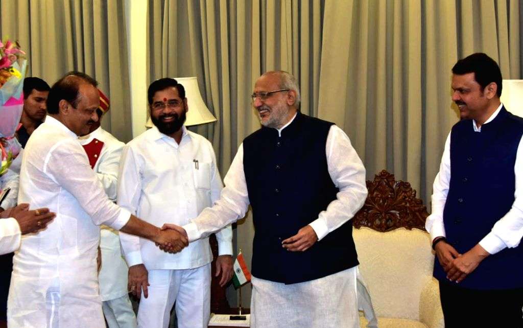 Maharashtra Chief Minister Eknath Shinde, Deputy Chief Ministers ...