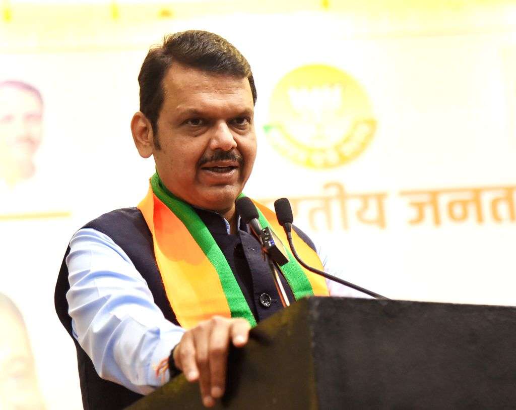 Maharashtra CM Devendra Fadnavis attends the BJP's membership drive ...