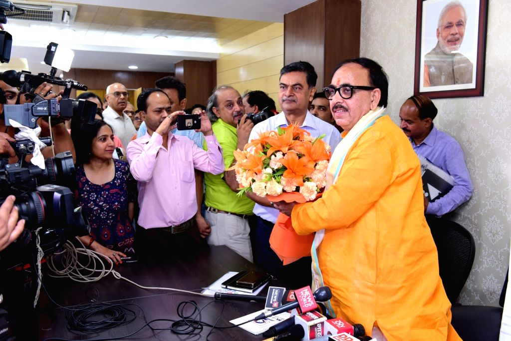 Mahendra Nath Pandey takes charge as Minister of Skill Development and ...