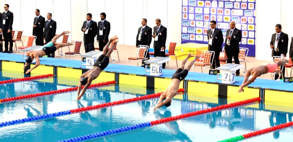 12th South Asian Games - 200 meter swimming - mens