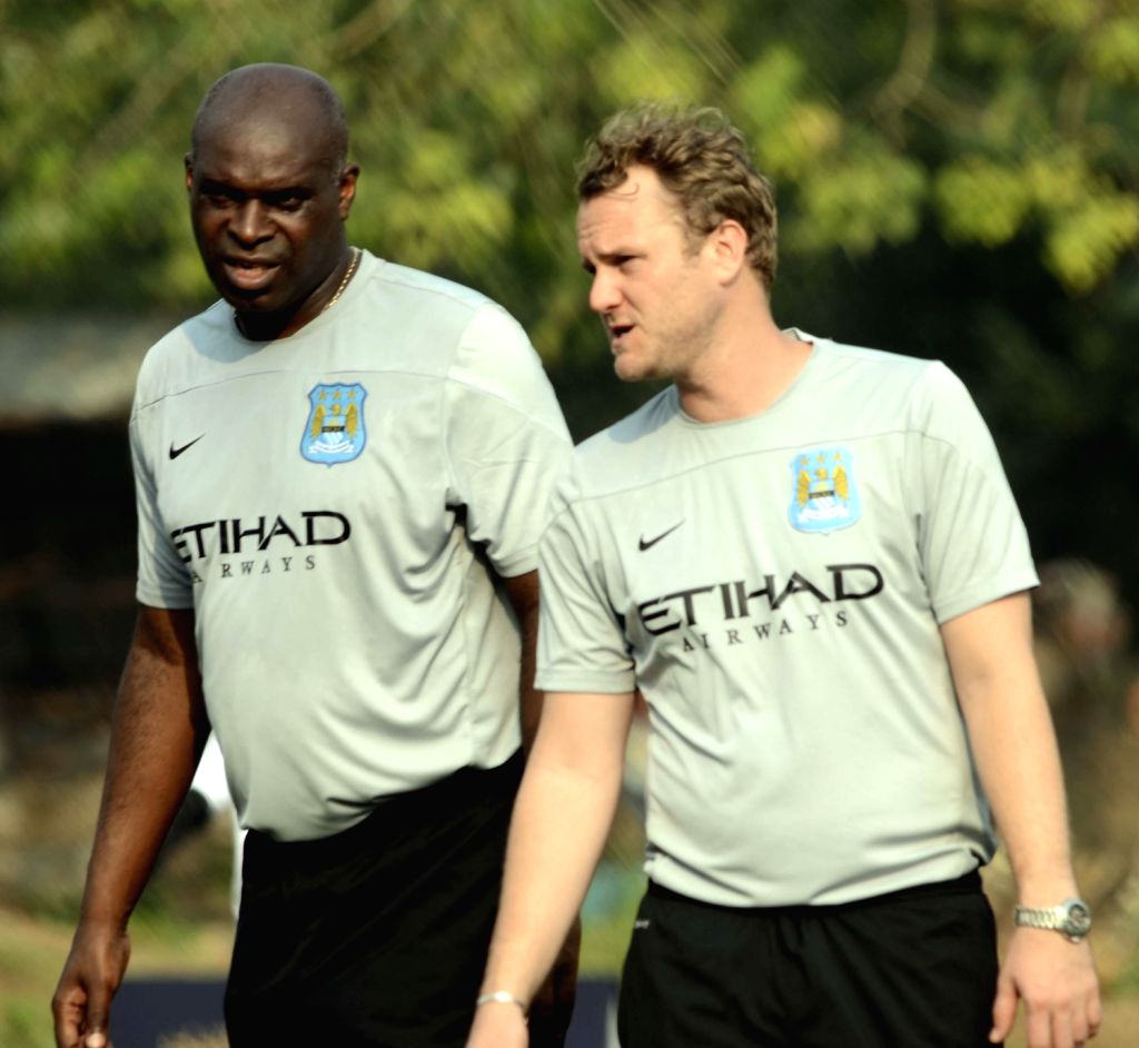 Alex Williams during a press conference regarding Manchester City FC ...