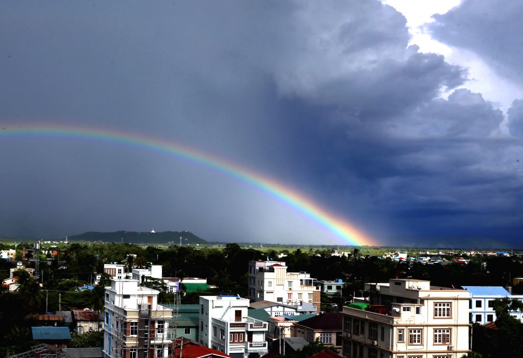 MYANMAR-MANDALAY-RAINBOW