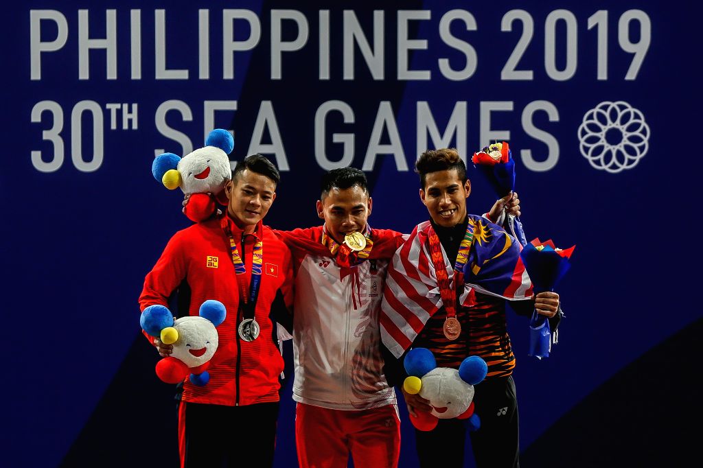 PHILIPPINES-QUEZON CITY-SEA GAMES-WEIGHTLIFTING