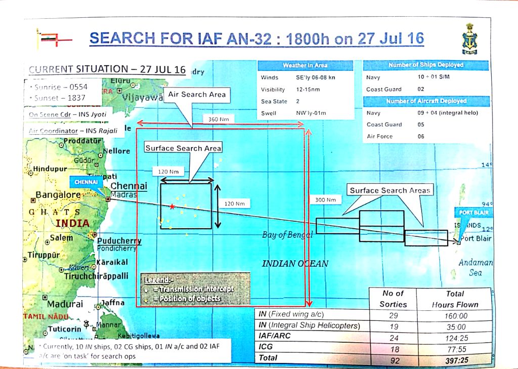 No signs of missing IAF plane on sixth day too, search goes on (Lead)