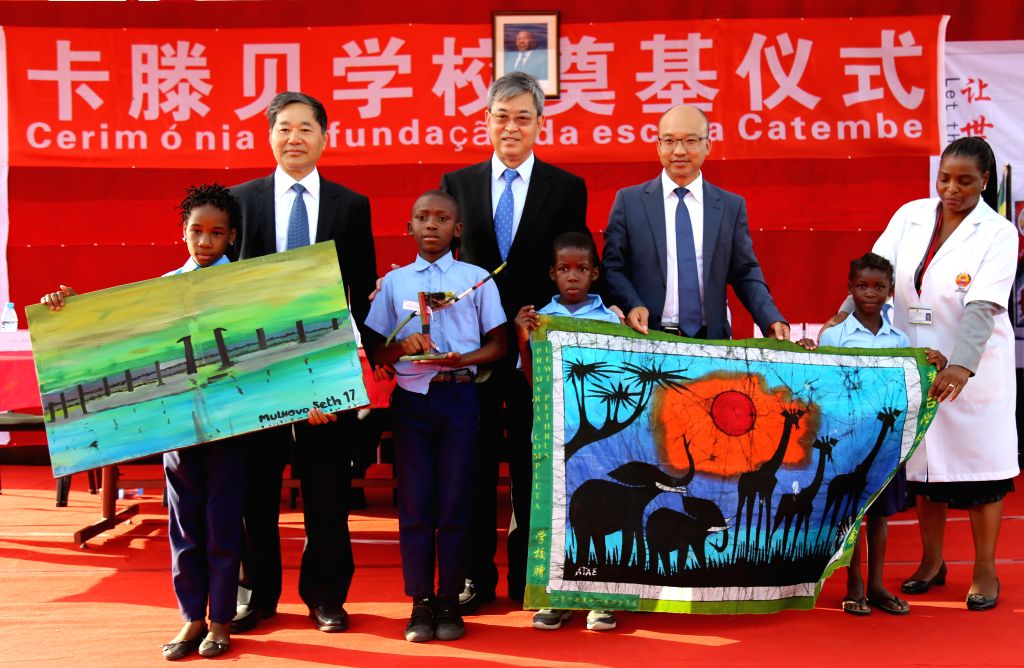 MOZAMBIQUE-MAPUTO-CHINA-SCHOOL-DONATION