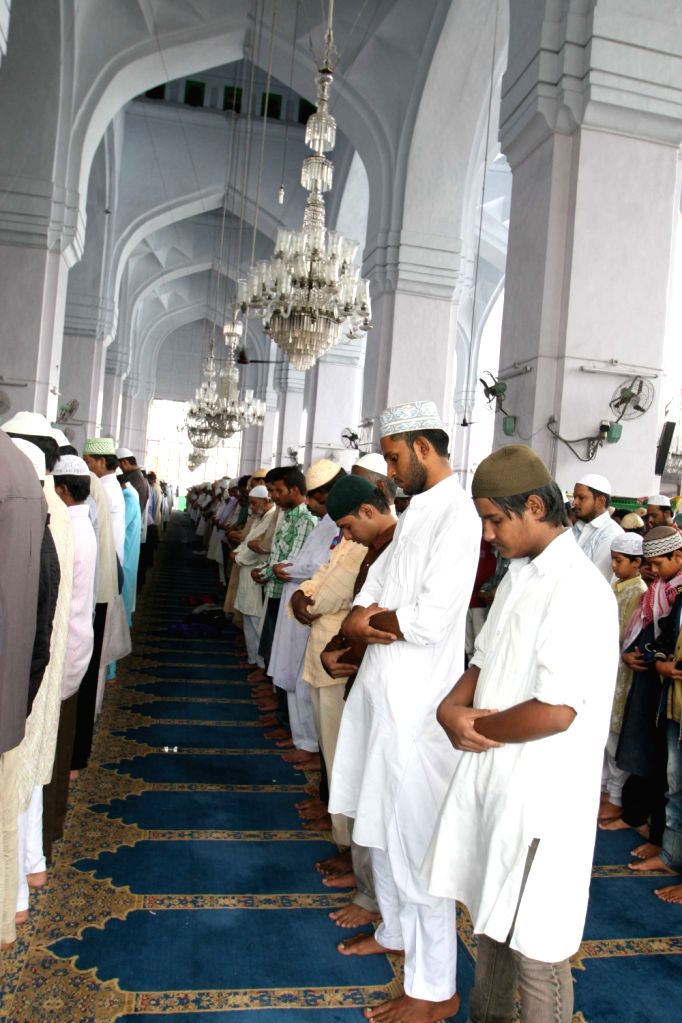 Mass Friday Namaz of First jumma in Hyderabad