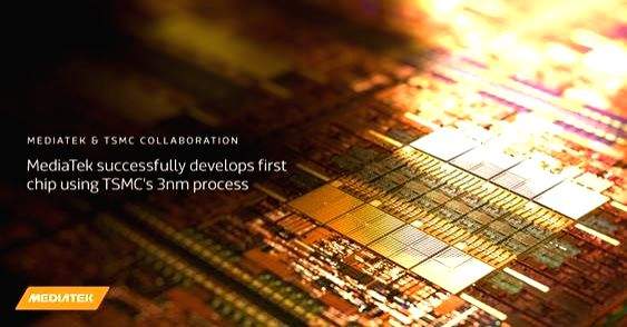 MediaTek develops 1st chip with TSMC's 3nm process, mass production in 2024