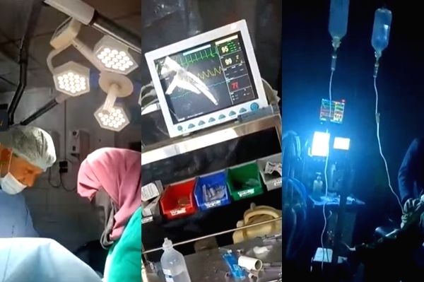 Free Photo : Medics in J&K perform emergency operation amid strong ...