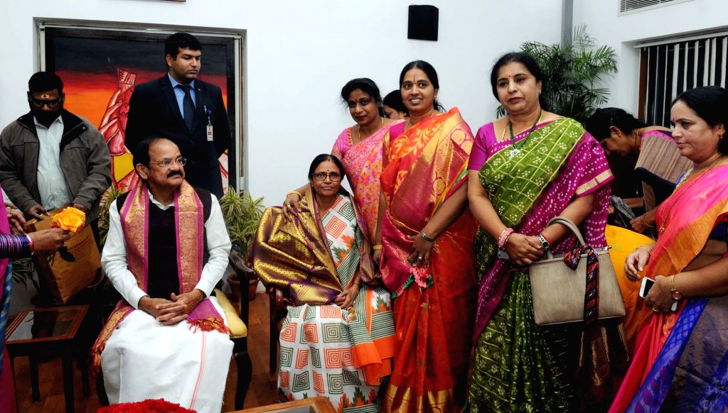 Andhra Pradesh Women's Commission members meet Venkaiah Naidu