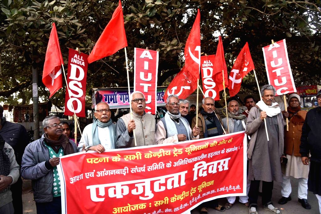 Leftist organisations' rally