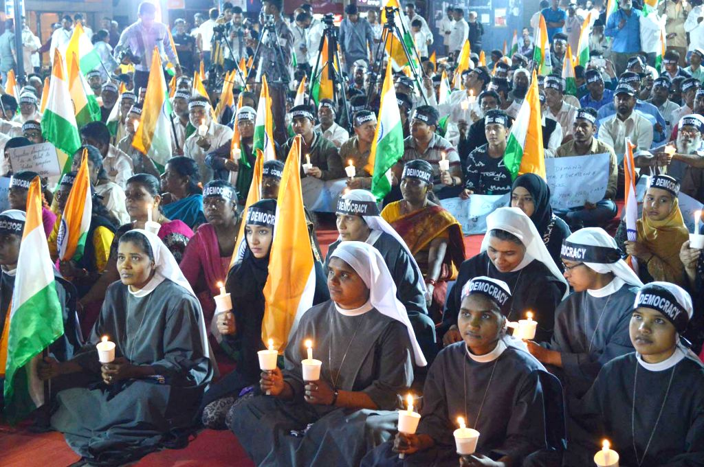 Shanthinagar Citizens Forum Protest against CAA-NRC-NPR