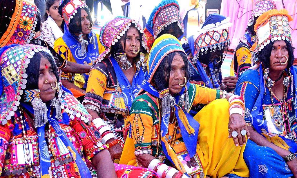 Members of the Ghora Banjara community take out a public awareness ...
