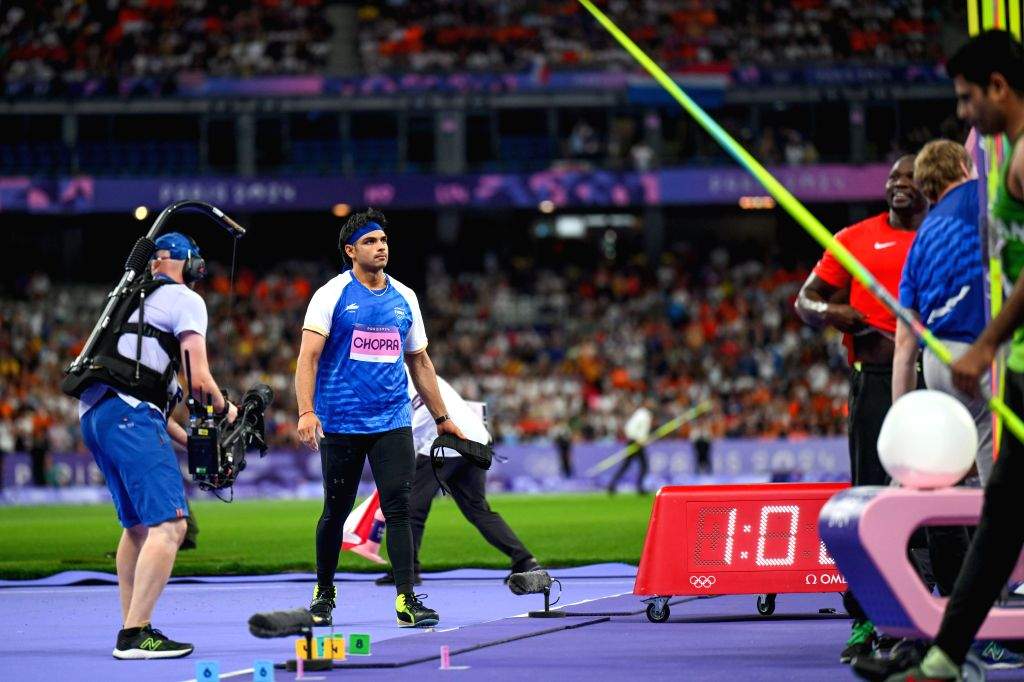 Men's javelin throw final at the Paris Olympics 2024