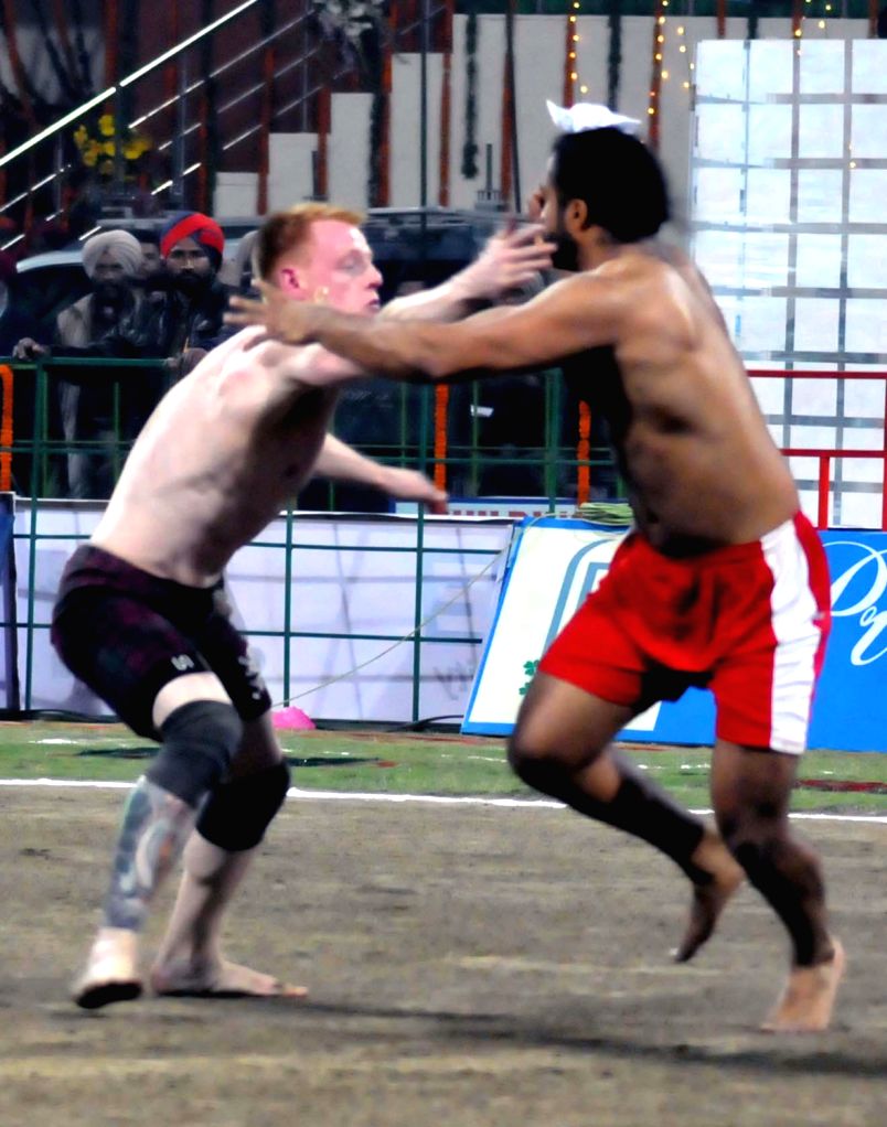 Men's Kabaddi match between Scoatland and Canada during the 4th Kabaddi ...