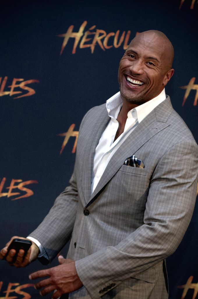 Mexico City: U.S. actor Dwayne Johnson promote his new movie Hercules