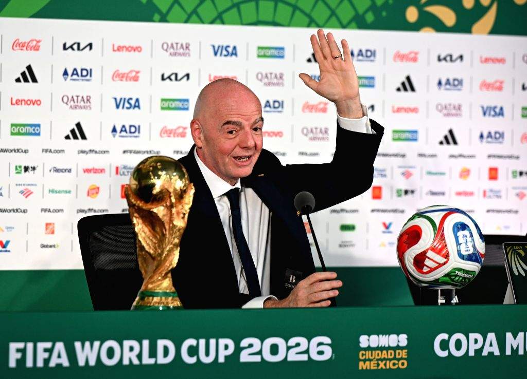 Mexico City: FIFA President Gianni Infantino addresses press conference