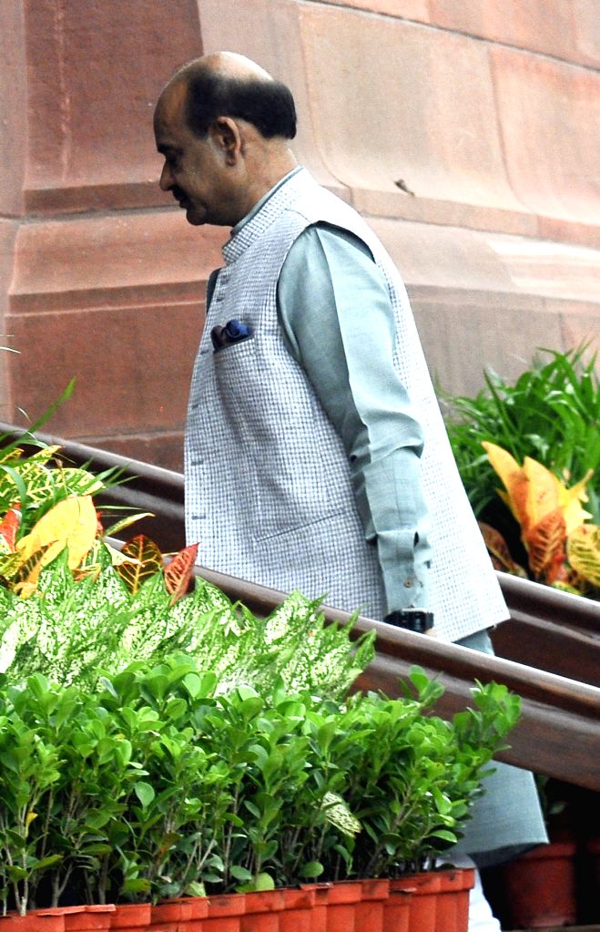 Ministers and MPs at Parliament house during Monsoon Session