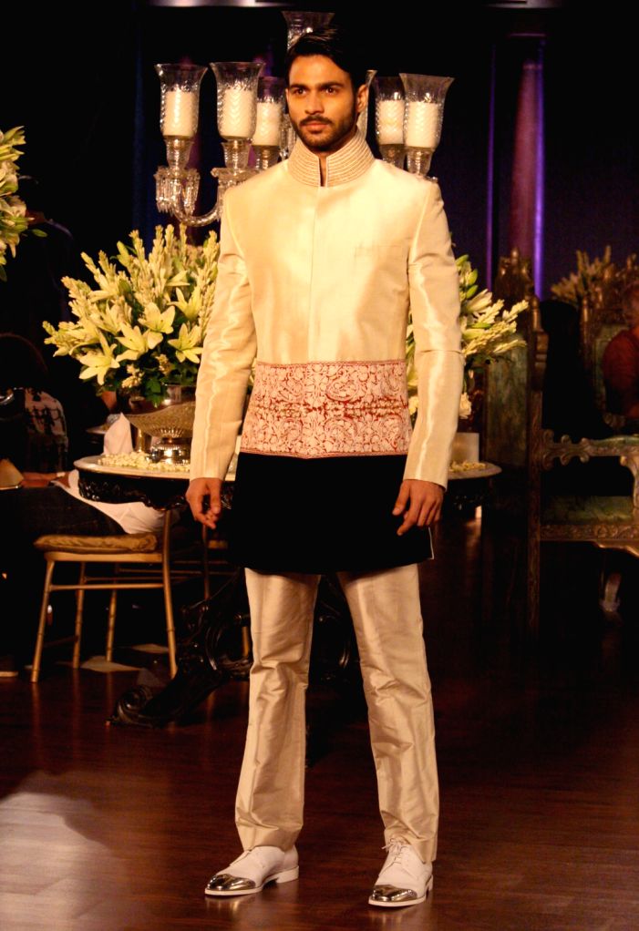 Designer Manish Malhotra show at the Delhi Couture Week