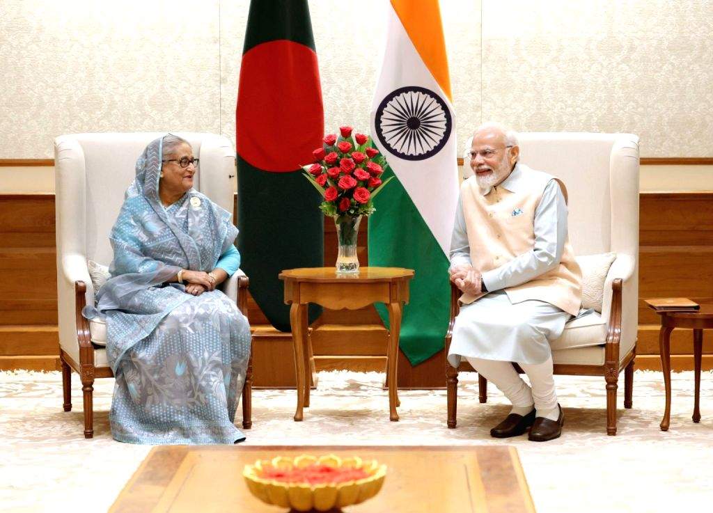 Modi holds bilateral talks with Bangladesh PM Sheikh Hasina