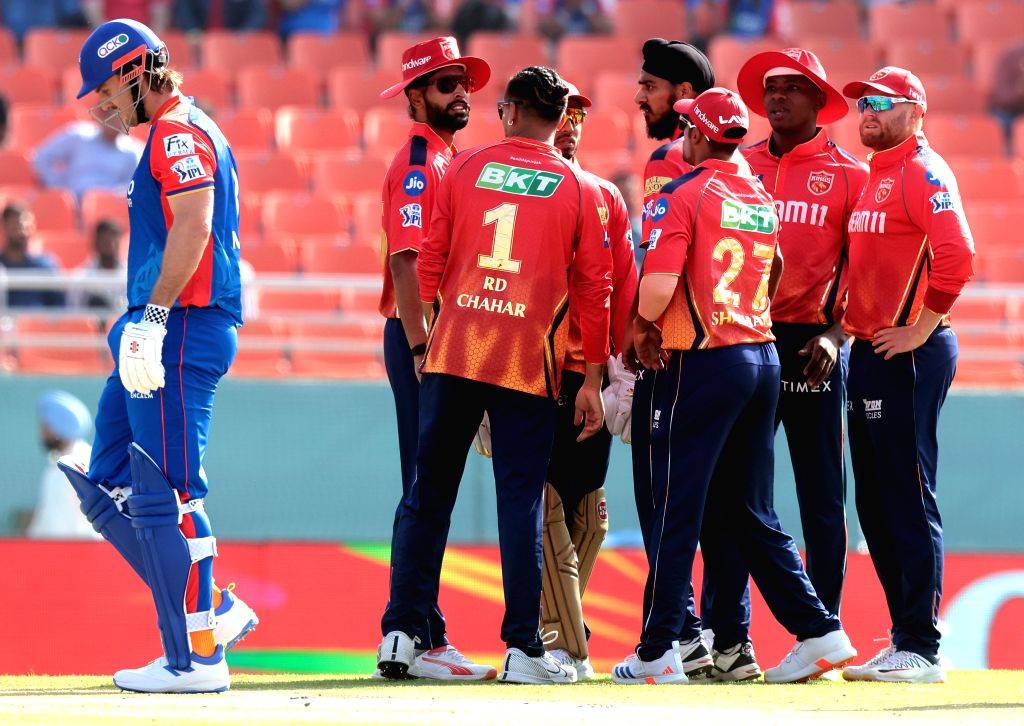 Mohali : IPL match between Punjab Kings and Delhi Capitals