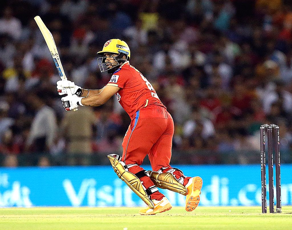 Mohali : PBKS' Prabhsimran Singh plays a shot