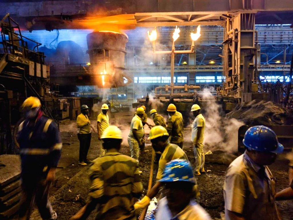 Molten Iron Spill at Vizag Steel Plant