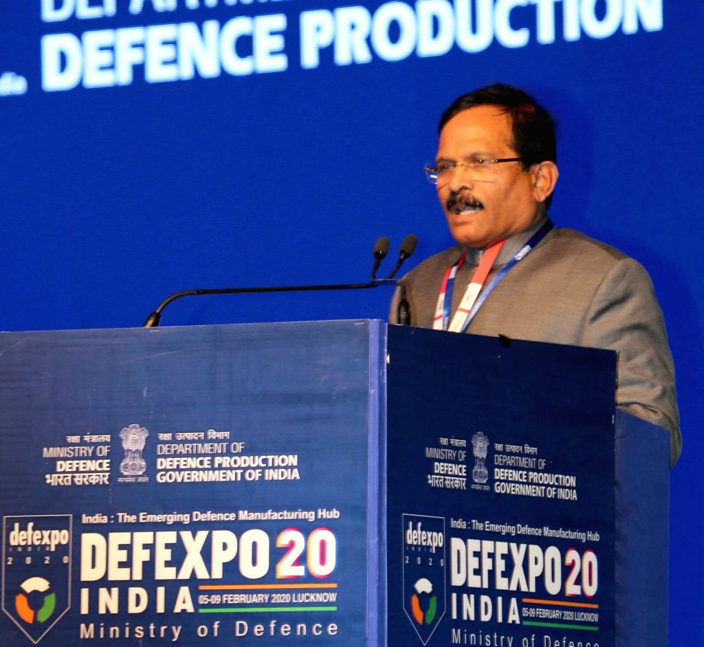 Shripad Yesso Naik at DefExpo 2020 inaugural session