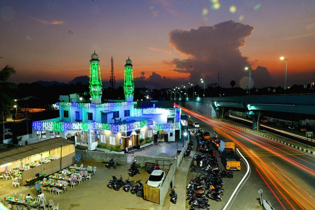 Mosques illuminated for Ramzan in Coimbatore