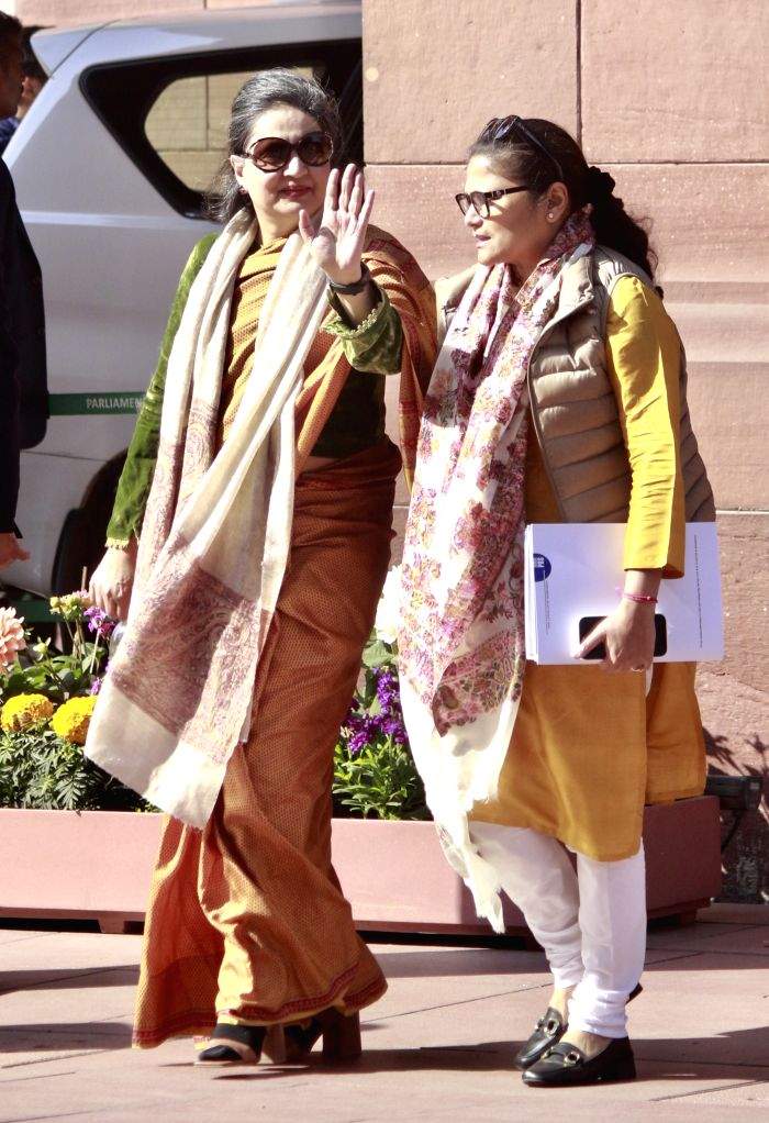 MPs At The Parliament House During The Budget Session