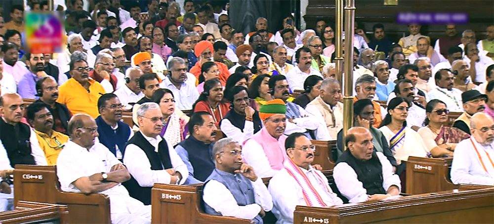 MPs during an event organised in the Central Hall of Parliament on the ...